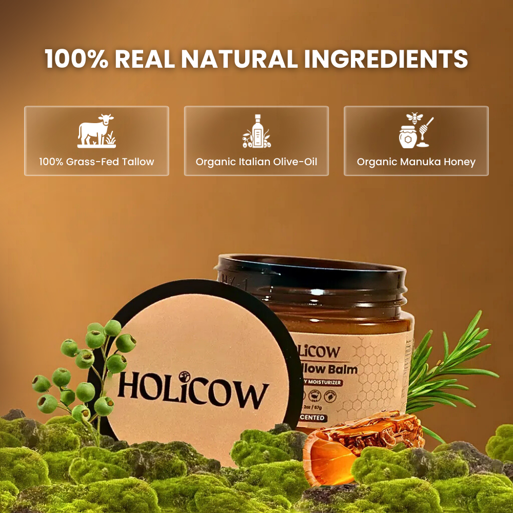 Organic Grass-Fed Beef Tallow Balm – Holicow
